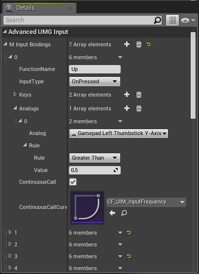 How To Configure Inputs | UMG Input Manager